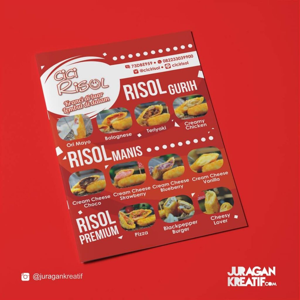 Portofolio Cici Risol - Brosur 4708 - JURAGAN KREATIF