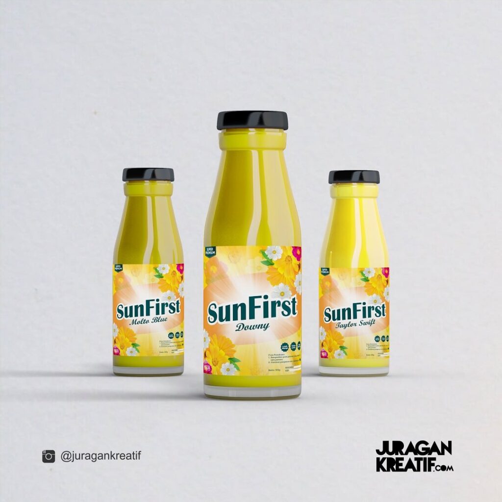 Portofolio Hexa Kimia - Packaging Sticker Sunfirst Botol 5178 - JURAGAN ...