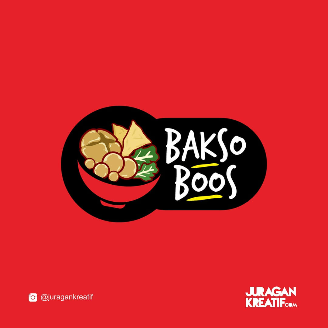 Portofolio Bakso Boos - Logo 4715 - JURAGAN KREATIF