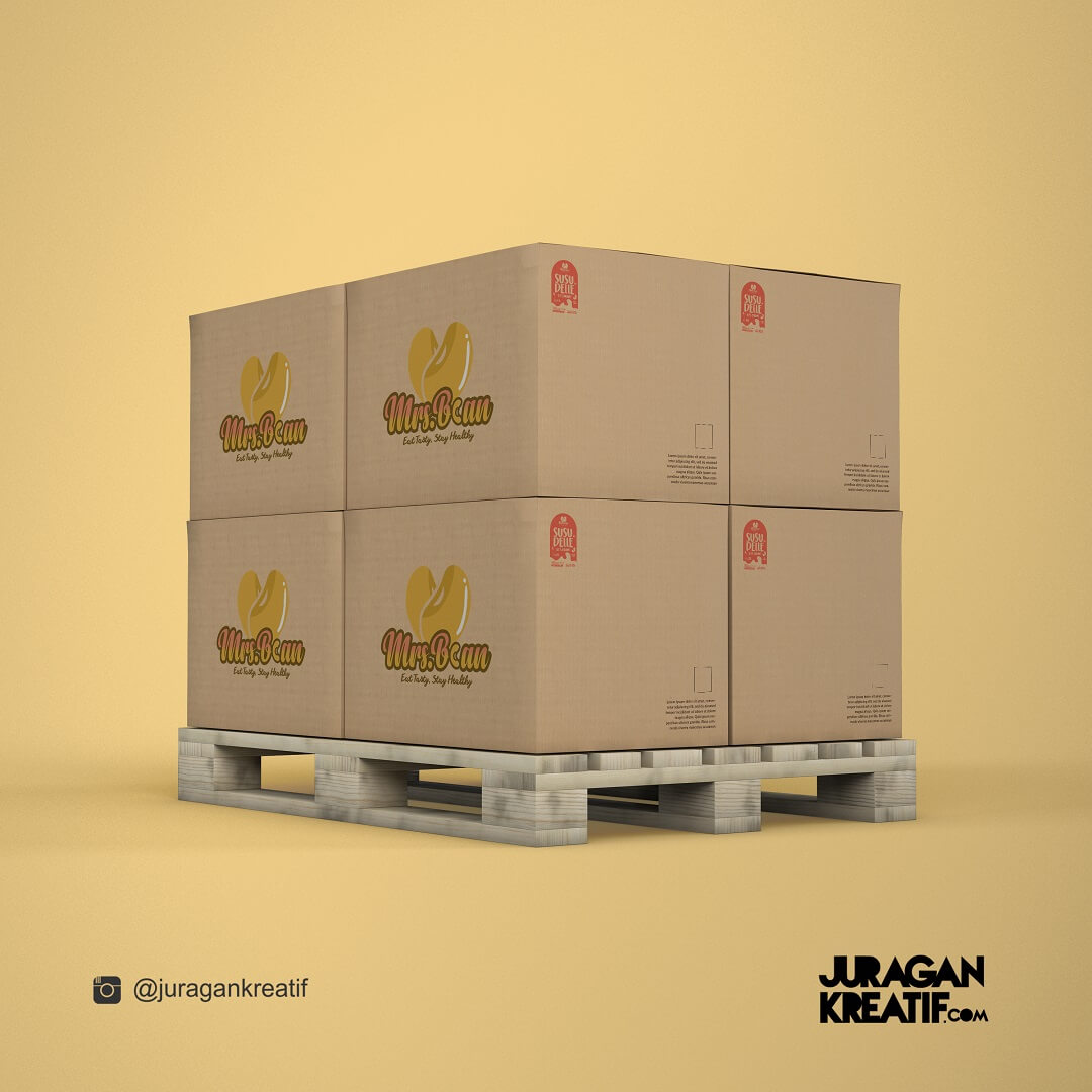 Portofolio Jasa Mrs Bean - Packaging Kardus - JURAGAN KREATIF