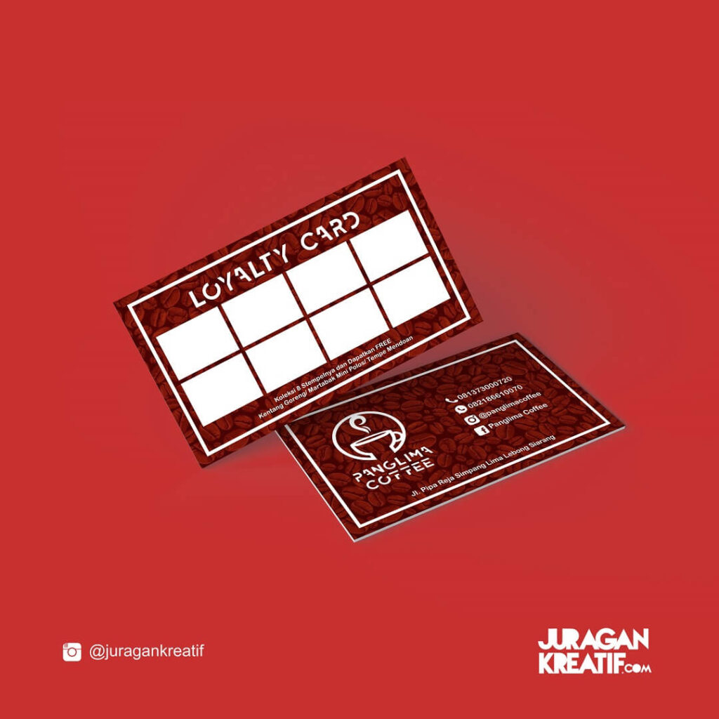 Desain Kartu Member / Loyalty Card - JURAGAN KREATIF
