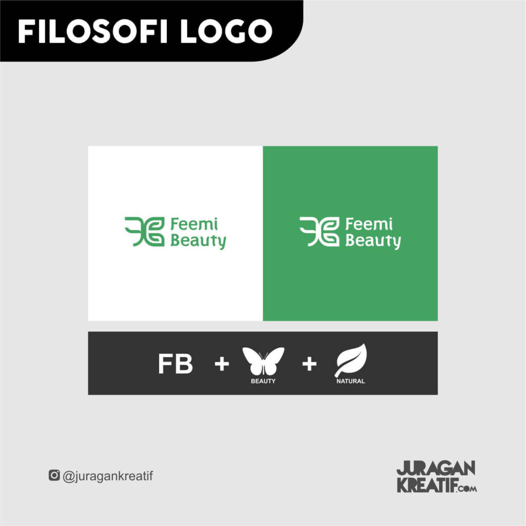 Portofolio Filosofi Logo Feemi Beauty 5033 - JURAGAN KREATIF